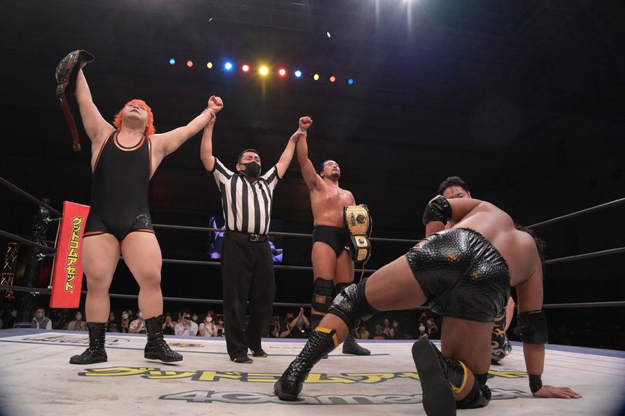 DDT: «Dramatic Explosion 2022» Harimao retiene | Superluchas